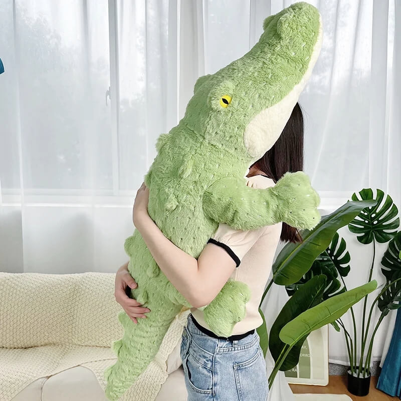 Cuddly Crocodile Plushie | Soft Reptile Body Pillow | Dandelion Vine ...