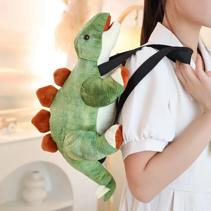 Dinosaur Plushie Backpack | Soft Dino Bag for Kids & Collectors ...