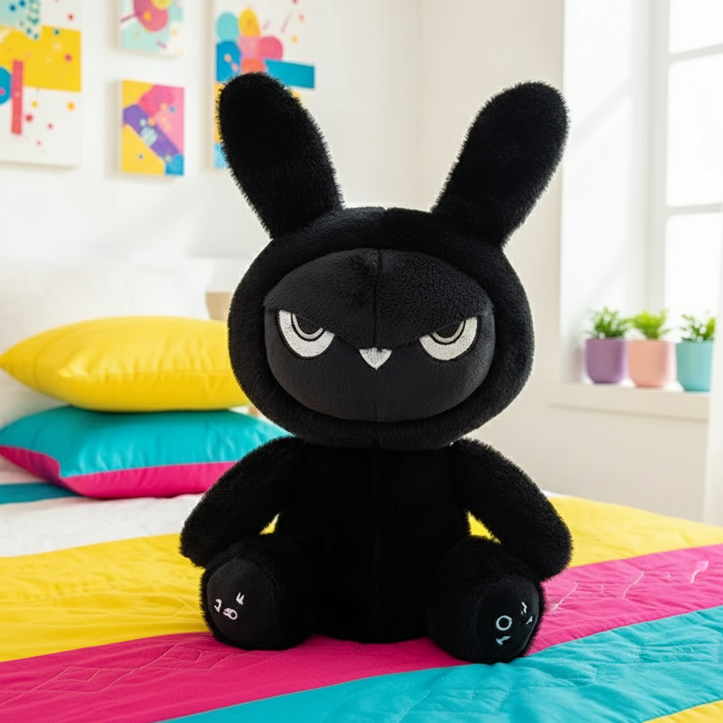 Grumpy Bunny Plushie – Squishy Kawaii Mood Plush | Dandelion Vine ...