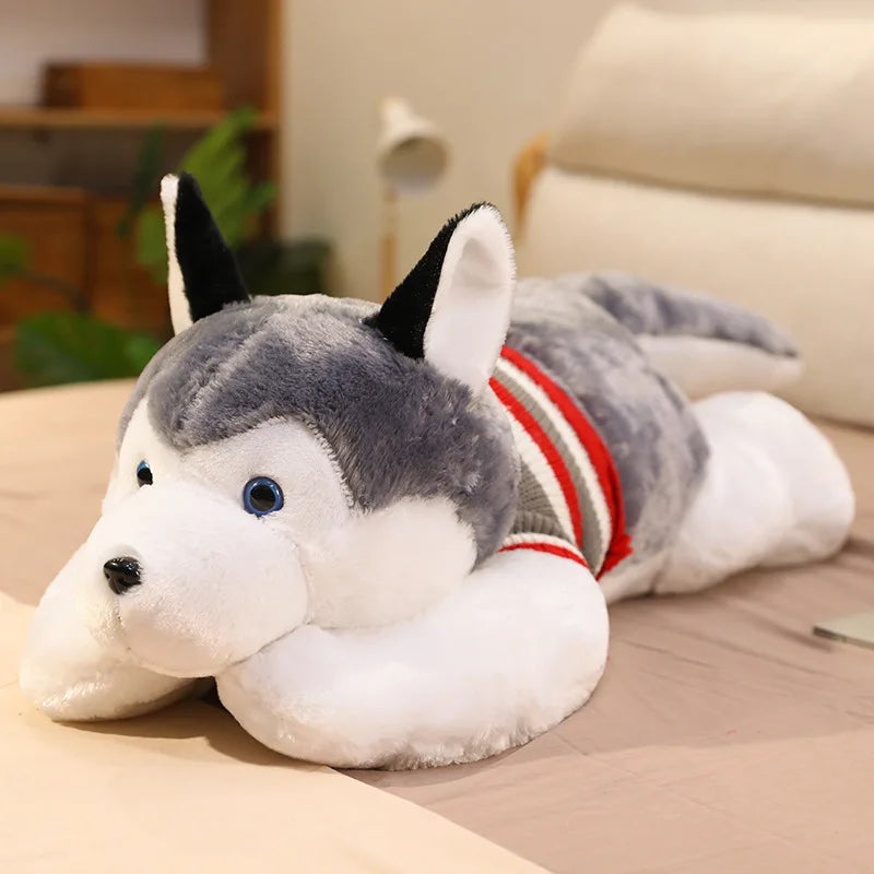 Husky Cuddle Pup Plushie | Arctic Dog Stuffed Animal Companion ...