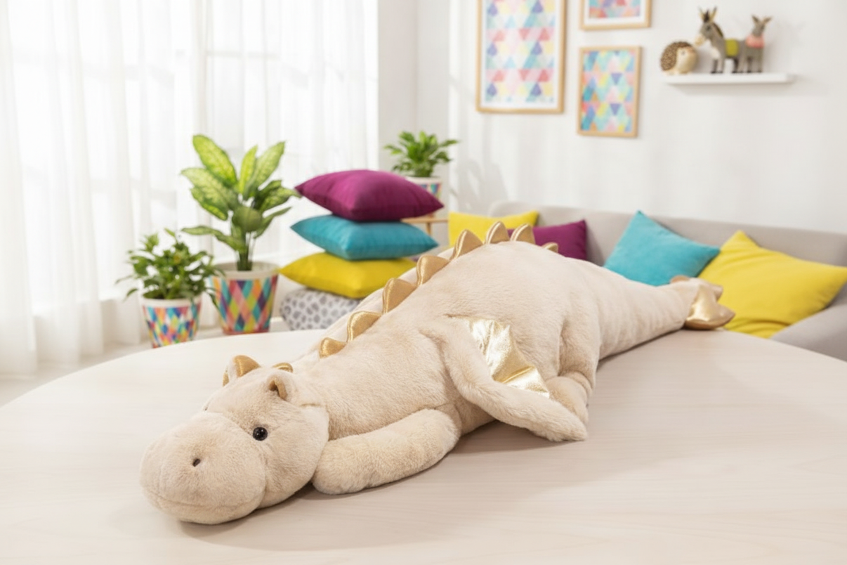 Mythic Hugs Giant Dragon Plushie | Oversized Fantasy Kawaii Plush Toy ...