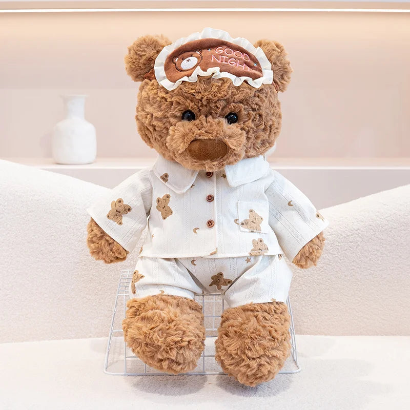 Pajama Bear Plushie | Cozy Sleepy Teddy Bear Stuffed Animal – Dandelion ...