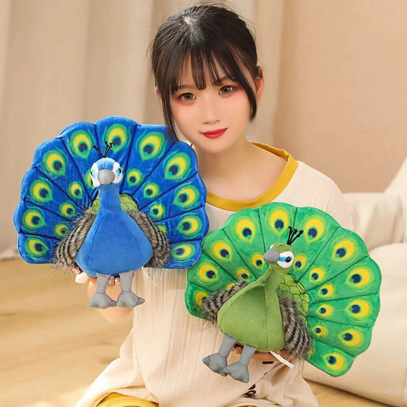 Peacock Plushie | Cute Peacock Stuffed Animal | Dandelion Vine ...