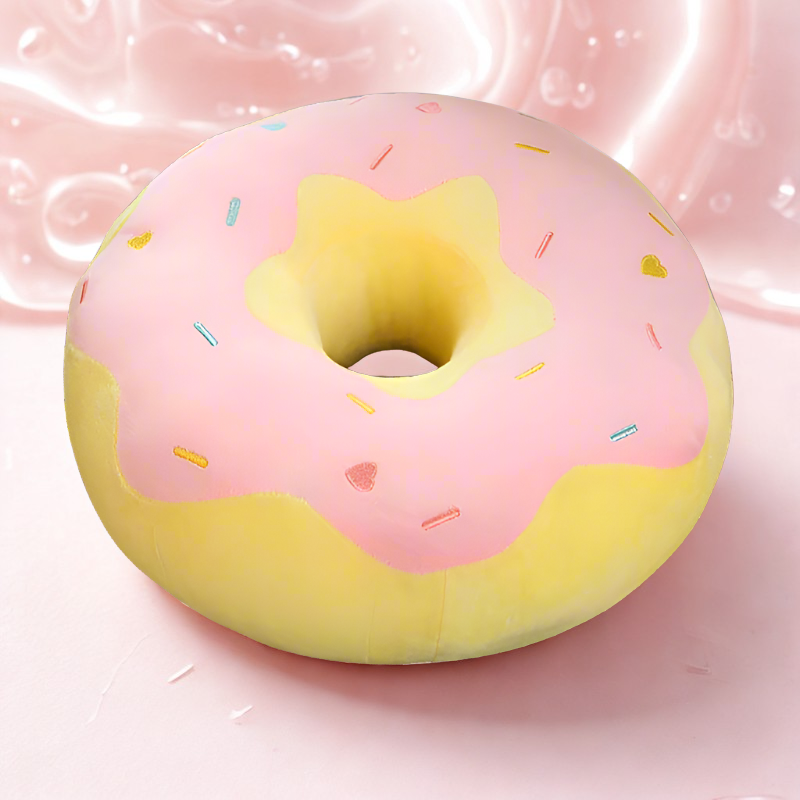 Snuggle Sprinkle Donut Plushie | Kawaii Pastel Stuffed Donut Pillow ...