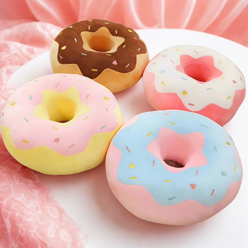 Snuggle Sprinkle Donut Plushie | Kawaii Pastel Stuffed Donut Pillow ...