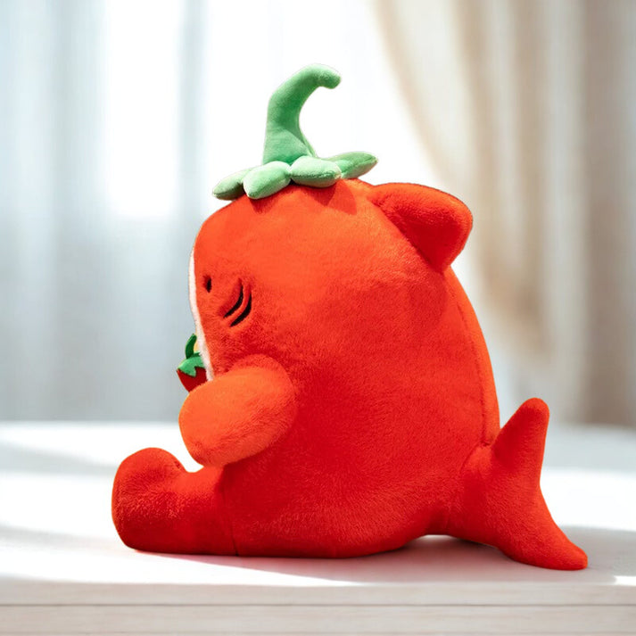 Spicy Pepper Shark Plushie – Fun & Fiery Stuffed Animal Plush Toy ...