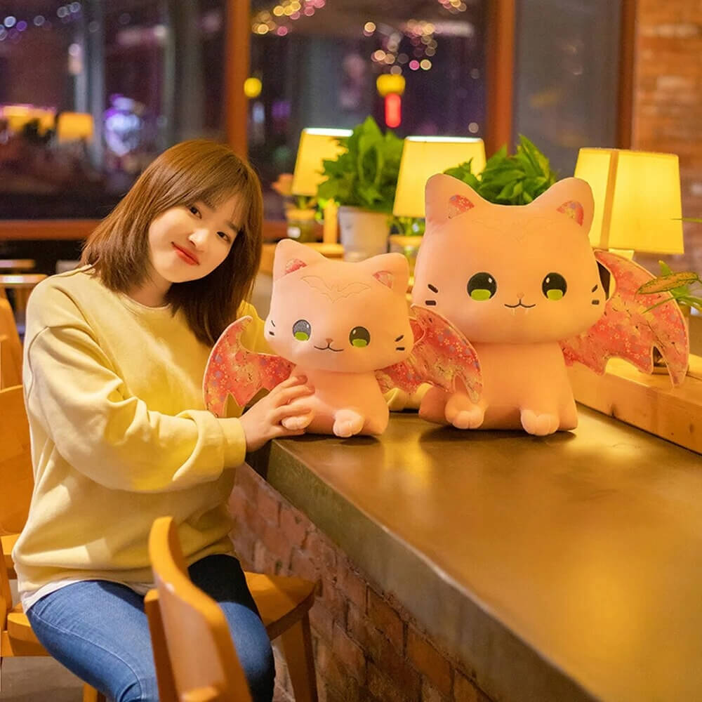 Bat-Winged Cat Plushie – Dandelion Vine